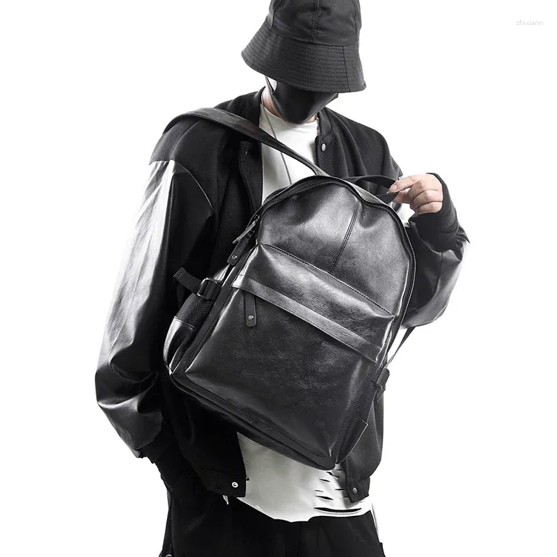 Men's Polyester Backpack with Zipper Closure and Interior Slot Pocket ...