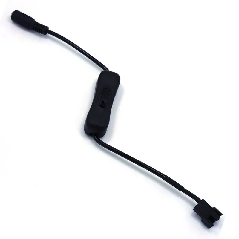 DC5521 to 4 Pin cable tv for Computer Case CPU Cooling Fan Power ...