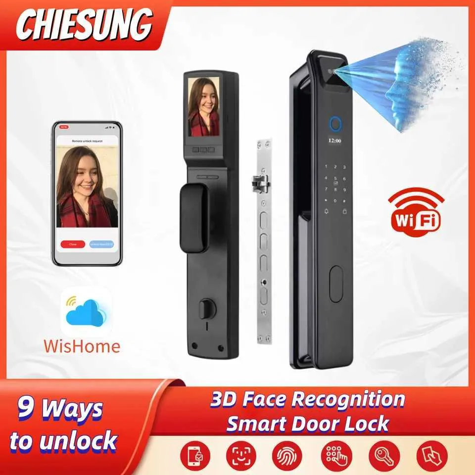 High Quality Smart Samsung Biometric Door Lock With 3D Face Recognition ...
