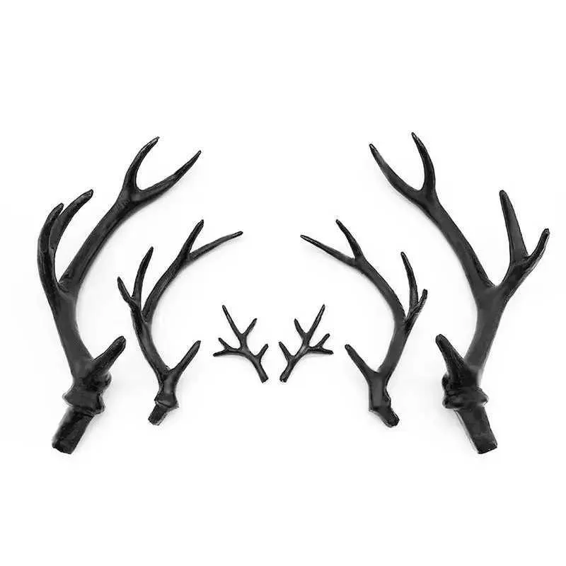 Black Anthead Antlers Headband Faux Deer Antler... From City_of_love ...