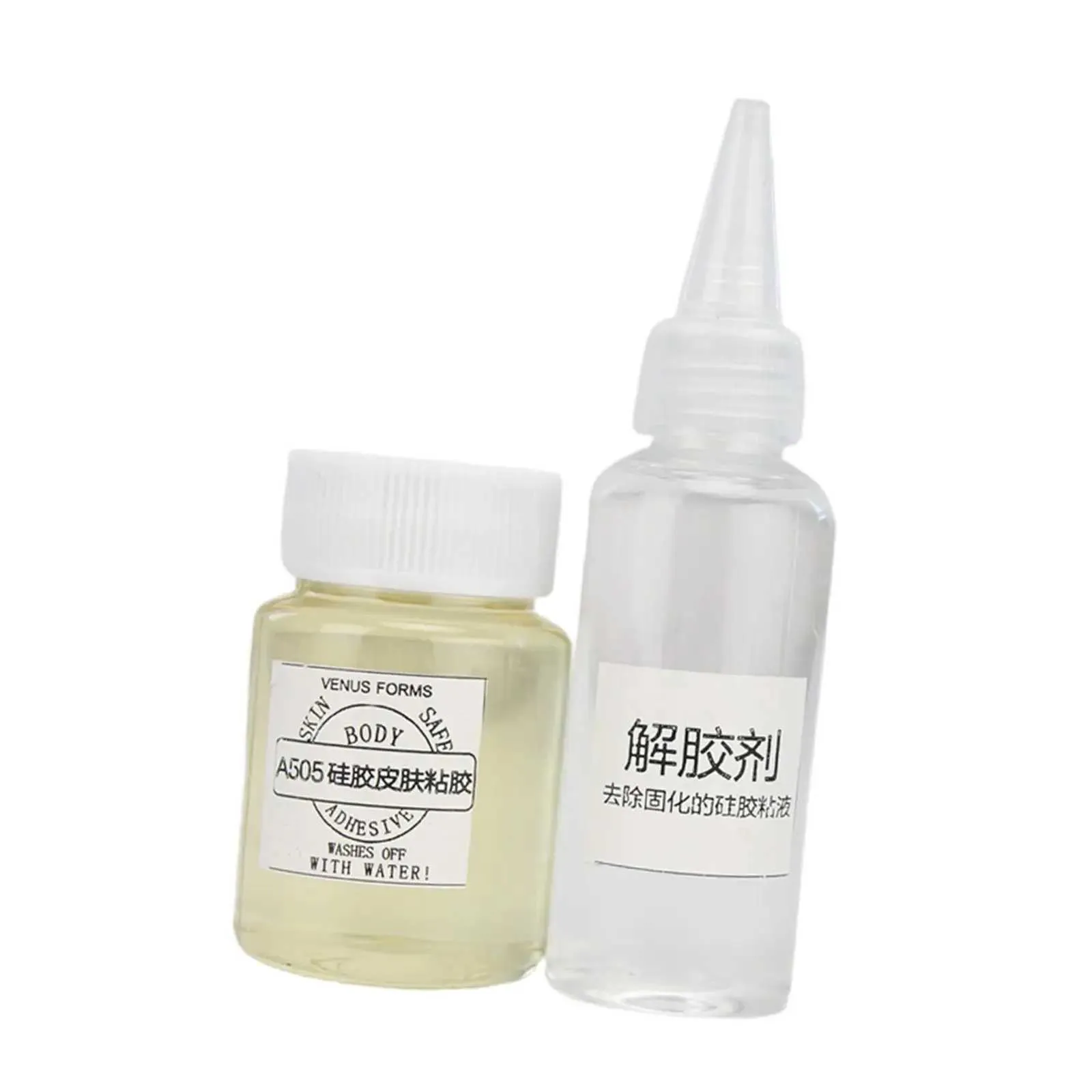 A505 Breast Form & Pad Glue Kit w/ Cleaning Solution - 50ml Adhesive ...