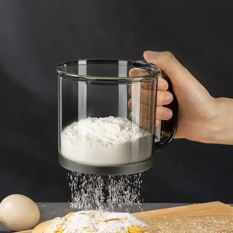 DHgate.com:Handheld Flour Sifter, Semi-automatic Sugar Sifter, Powder ...