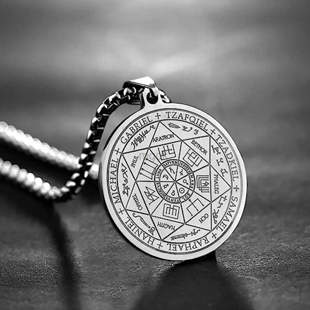 DHgate.com:Men's Stainless Steel Seal of The 7 Archangels Pendant ...