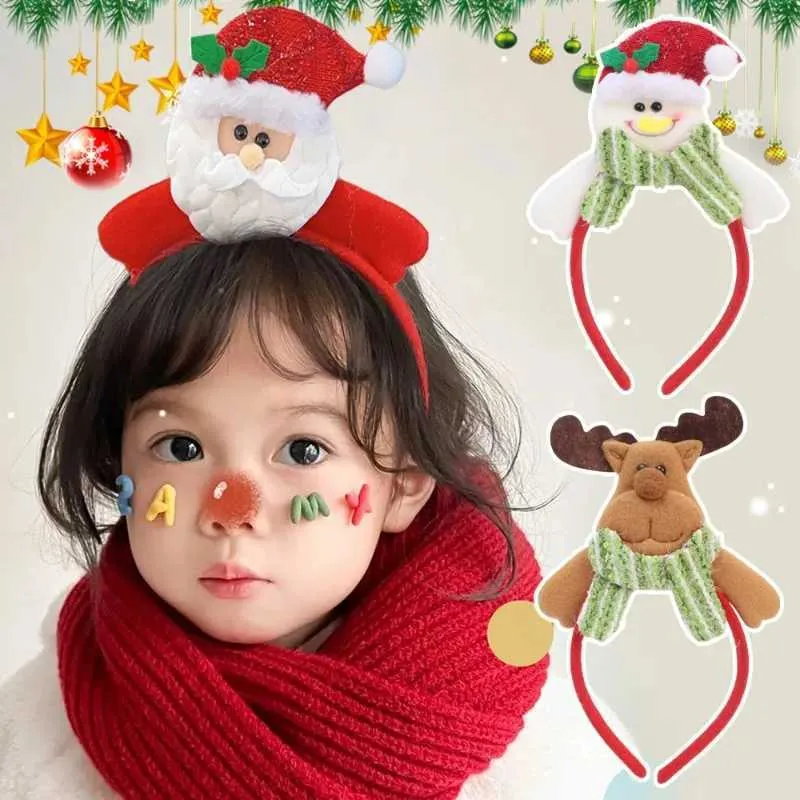 Christmas Headbands for Kids - Santa, Reindeer, Snowman - Festive ...