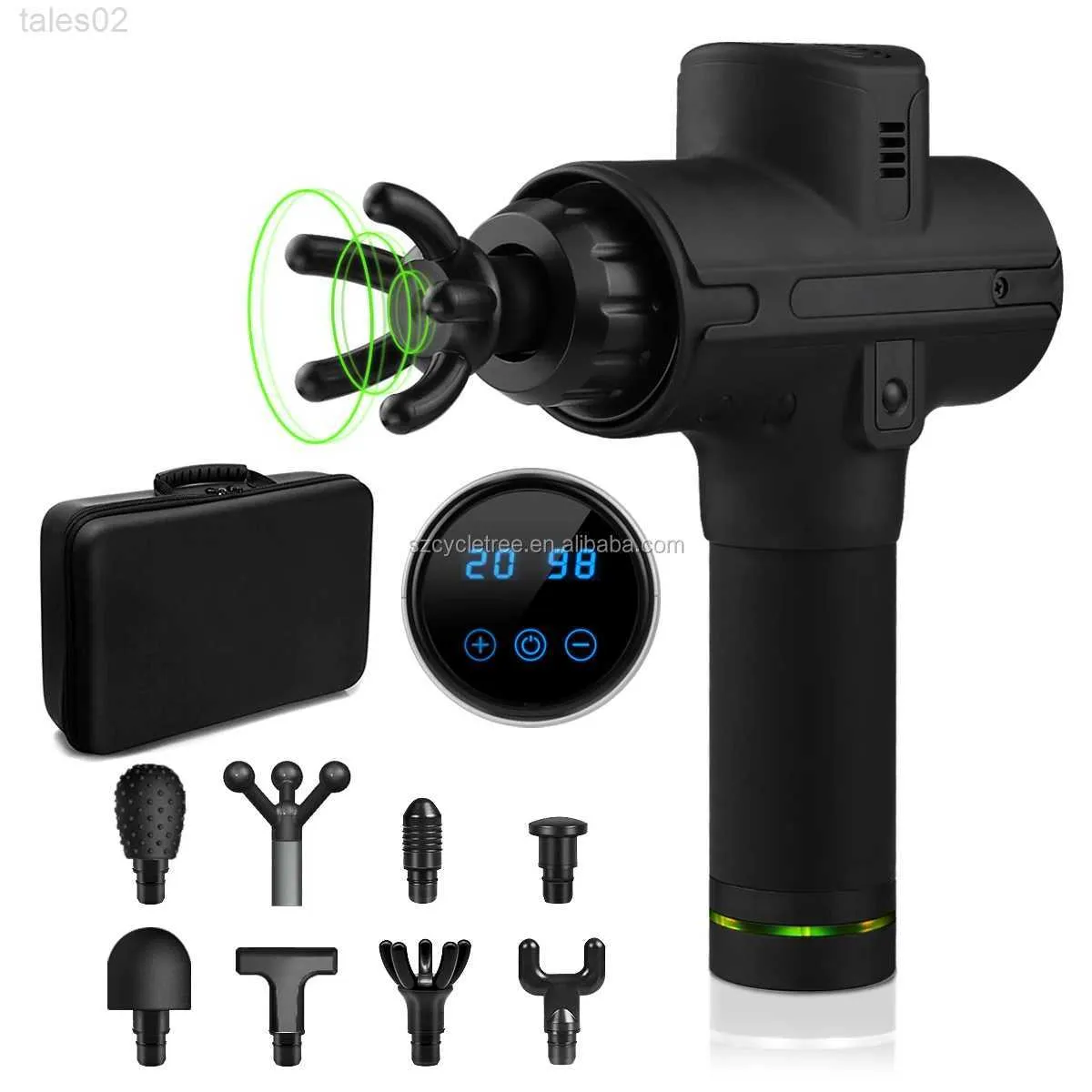 DHgate.com:2024Portable Electric Massage Gun, Handheld Deep Tissue ...