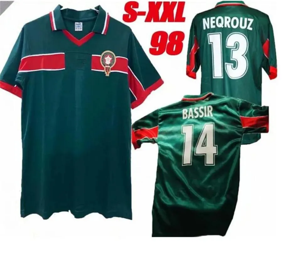 Retro Soccer Jersey: 1998 Morocco National Team Style. Shop Now ...