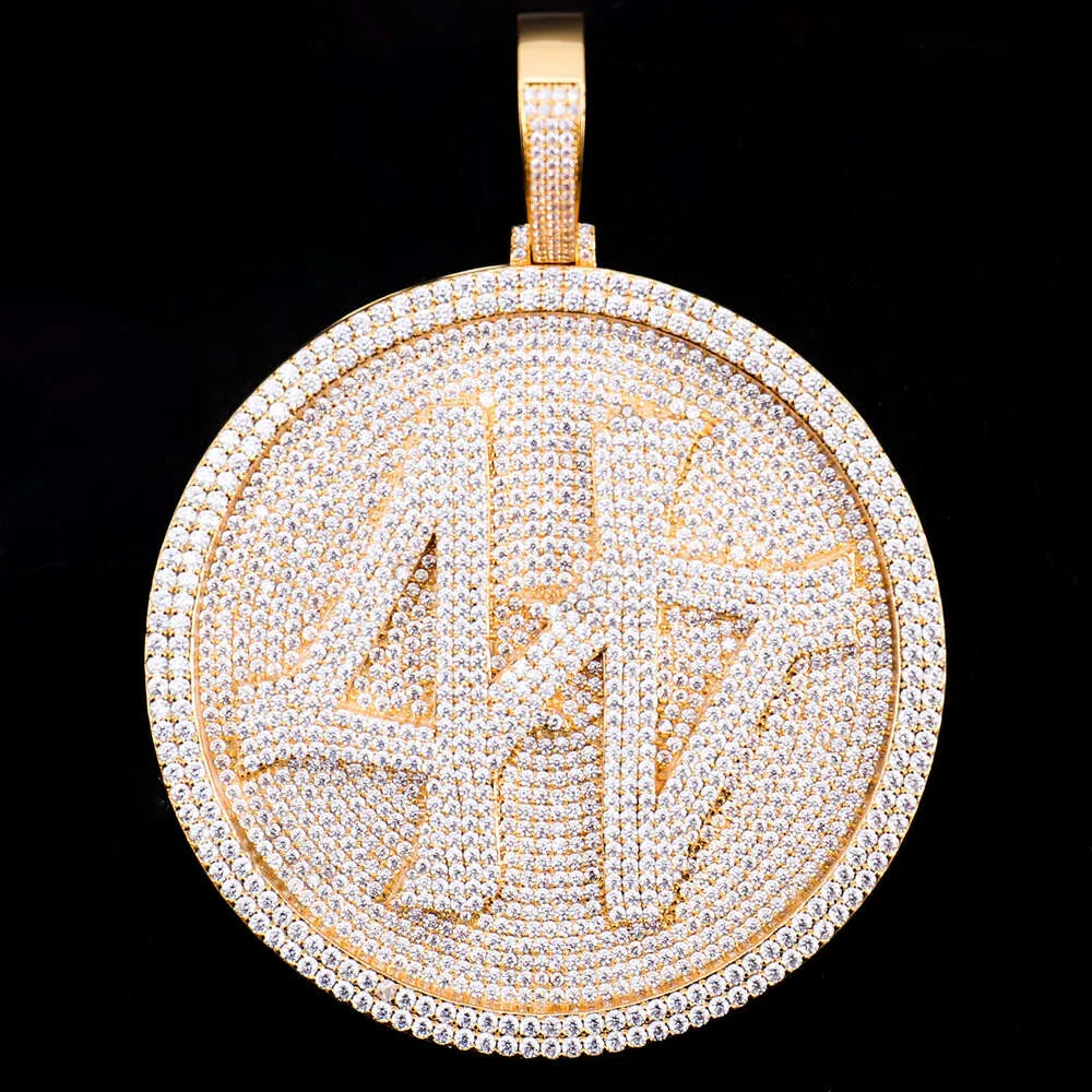 Luxury Iced Out Hip Hop Custom Chain Custom Iced Out Pendant With 925 ...