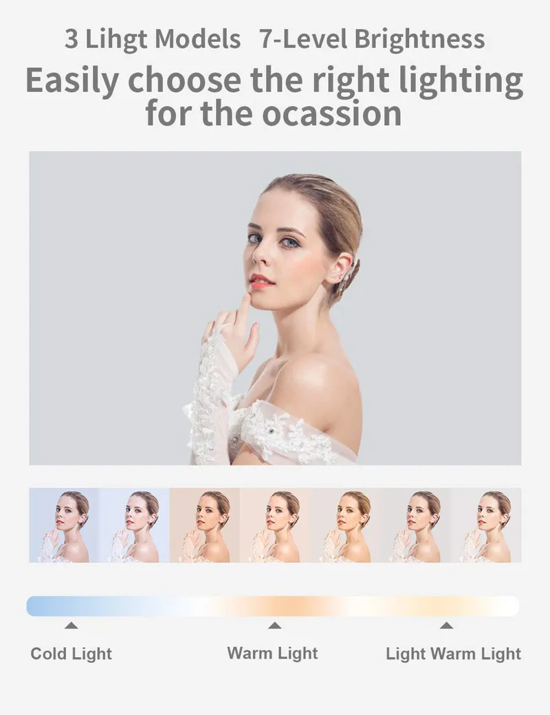 Foldable Overhead tripod stand with LED Light for...