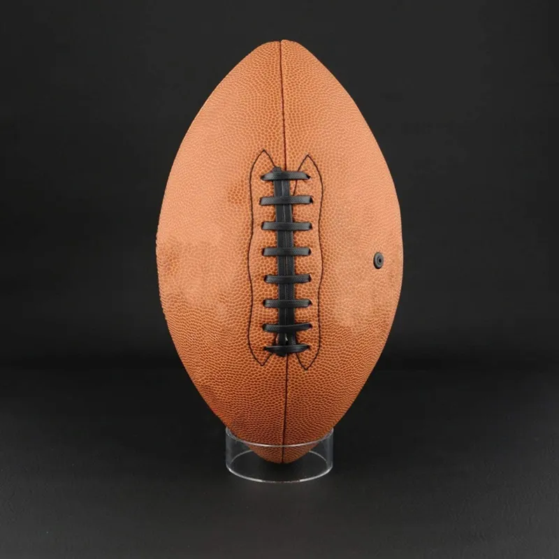 Clear Acrylic Ball Stand Holder Display for Rugby Basketball Football ...