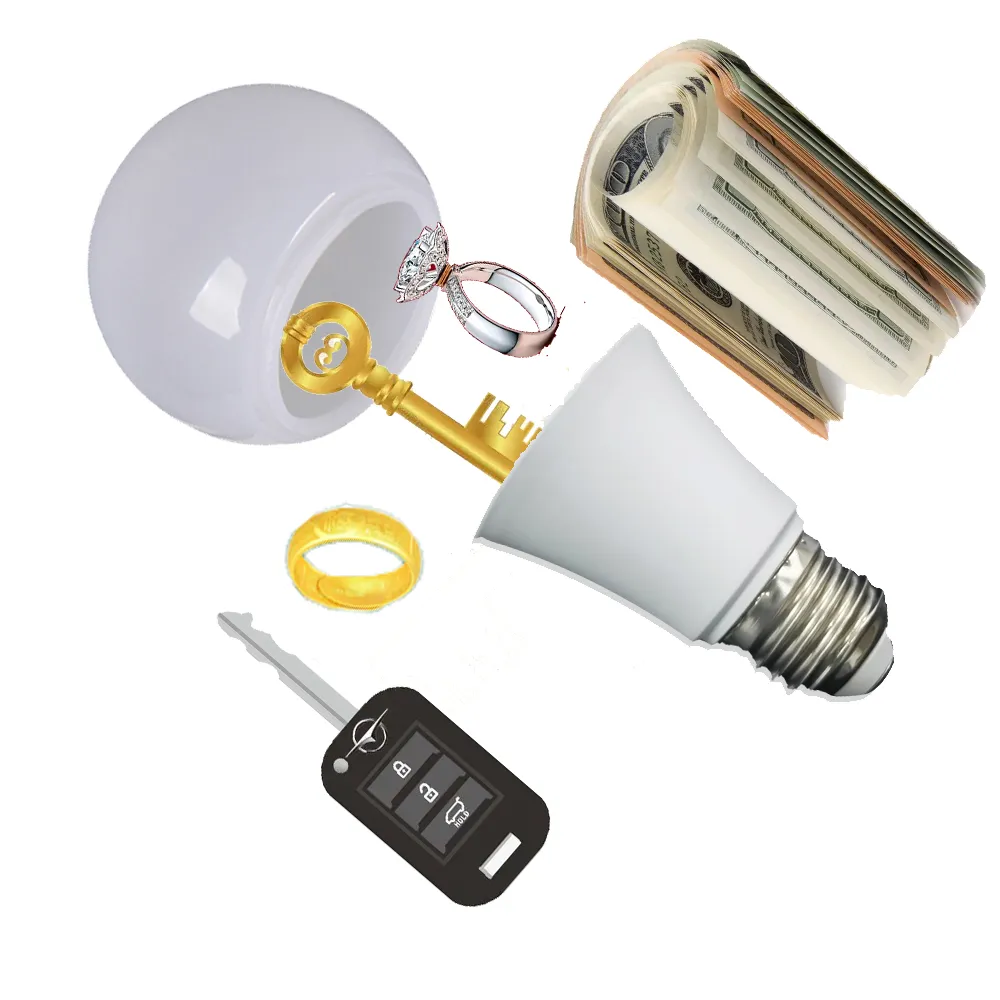 Light Bulb Safe Stash: Secret Hidden Storage, Concealed Money Container ...