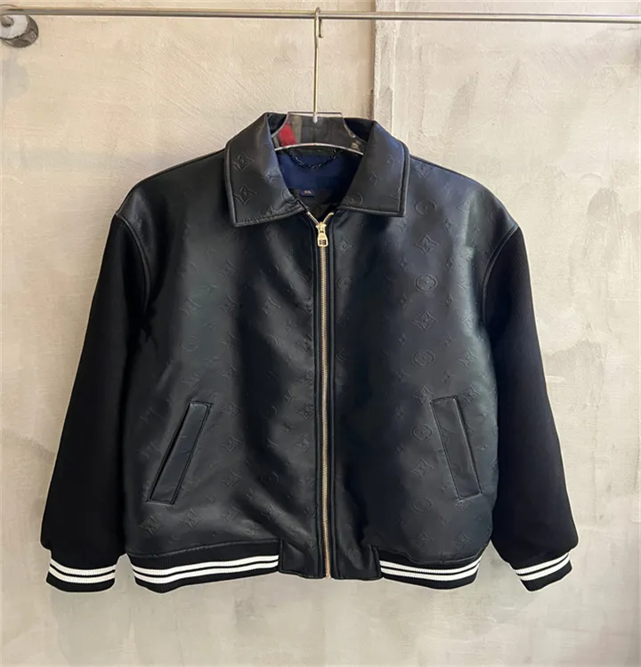 Men's PU Leather Biker Jacket Designer Winter Fashion Jacket #2 From ...