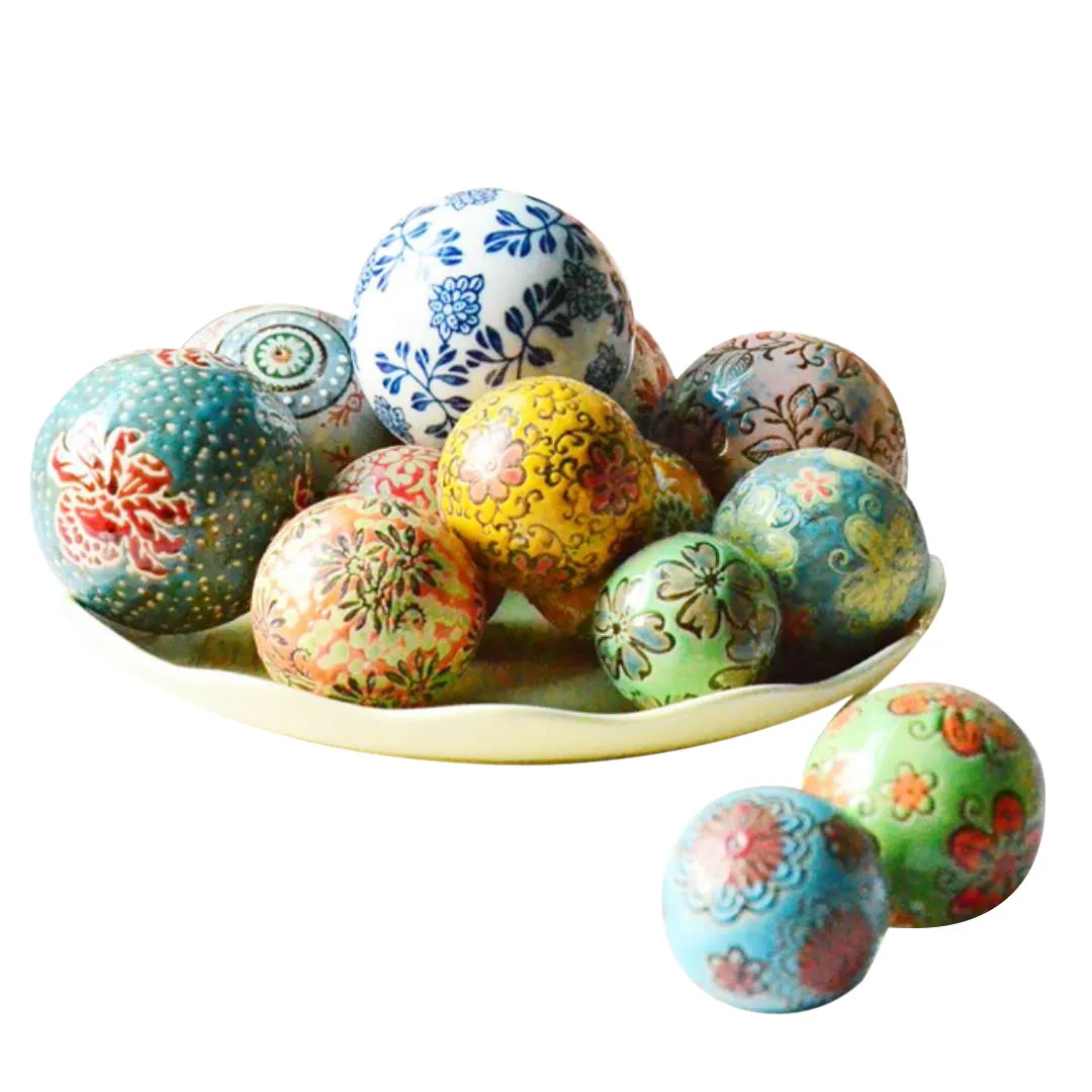 DHgate.com:Ceramic Float Ornaments: 5 Sizes, Colorful Craft Stones for ...