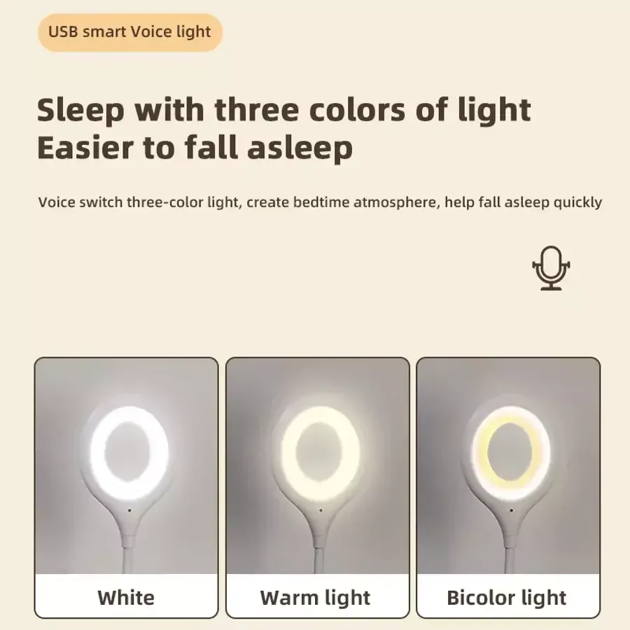 DHgate.com:"Smart Voice-Controlled Night Light: Energy-Efficient USB ...