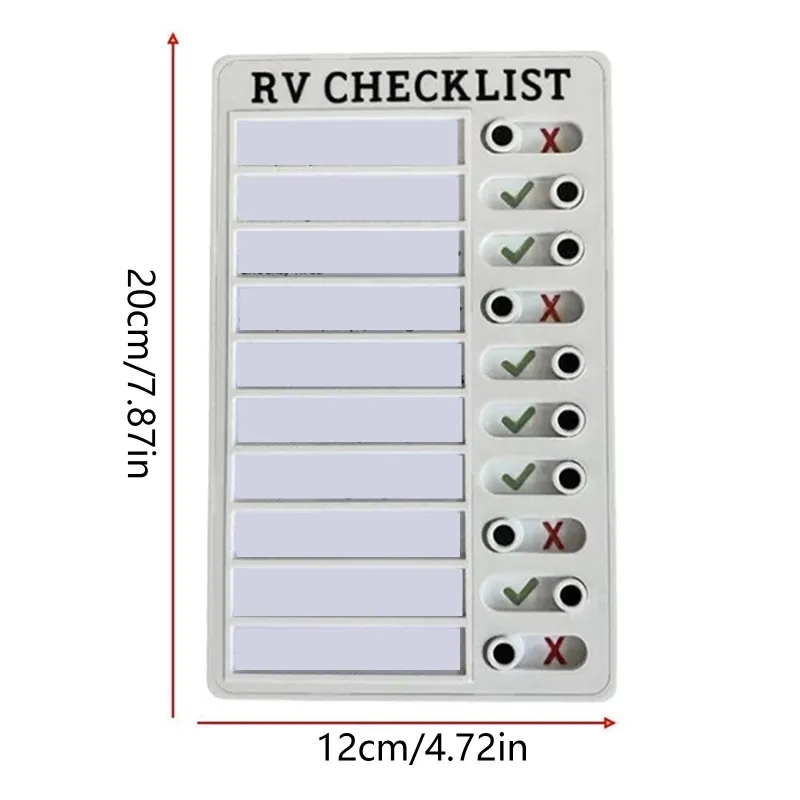 Wholesale Portable Plastic Checklist Memo Board With Slider Chores For ...