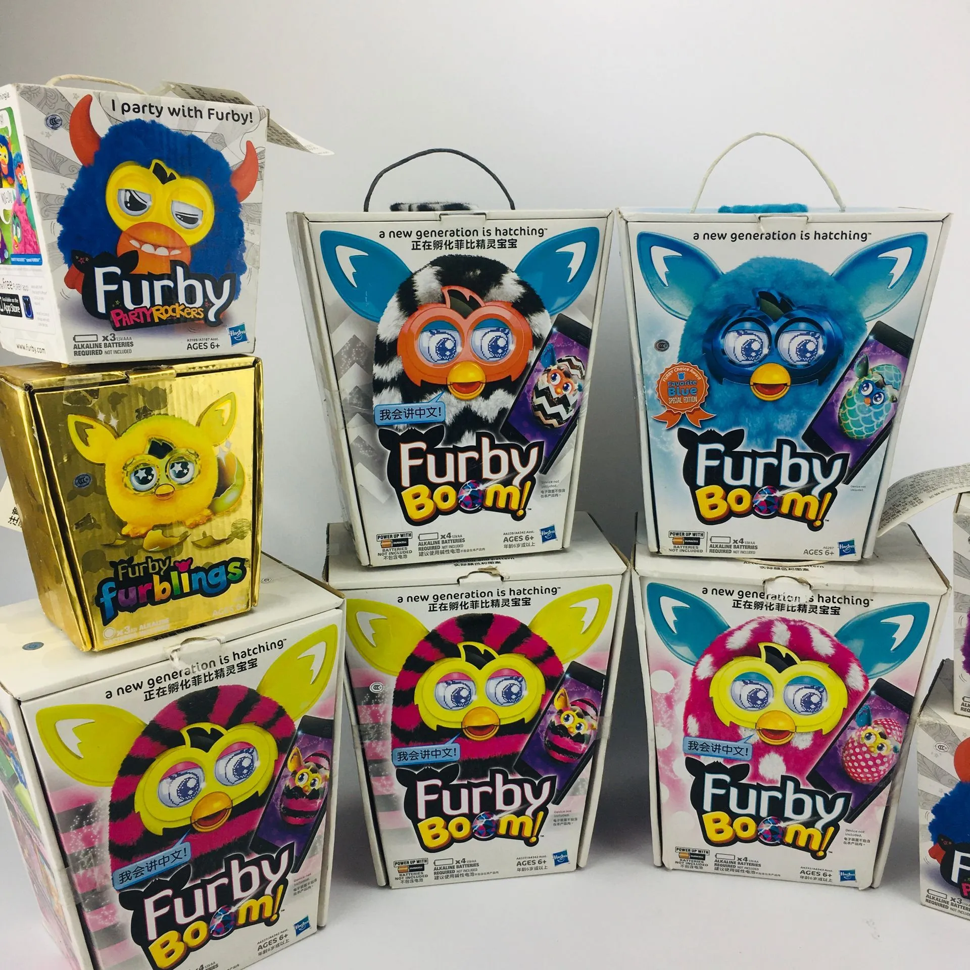 Furby Party Rockers Electronic Pet Plush Soft Toy Talking Interactive ...