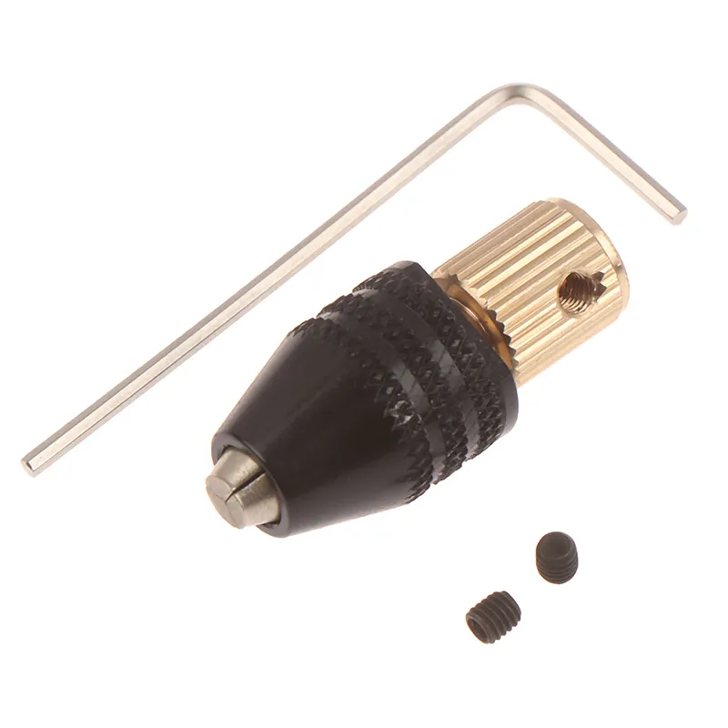 5-3.2mm Drill Bit Adapter Set: Micro Chuck Hex Shank Keyless Converter ...