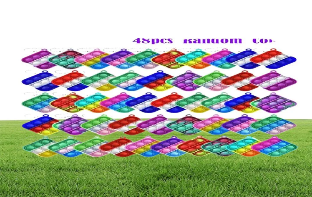 DHgate.com:1248 Pcs Mini Pop Push Pack Keychain Fidget Bulk AntiAnxiety ...