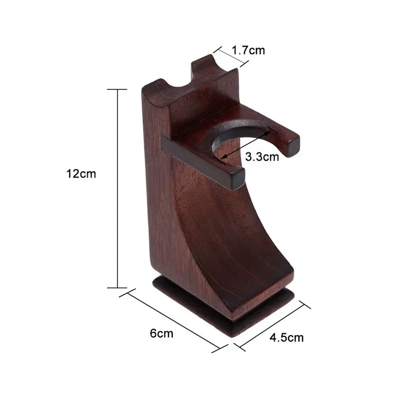 New 2024 High Grade Rosewood Shaving Brush Razor Holder Stand Safely ...