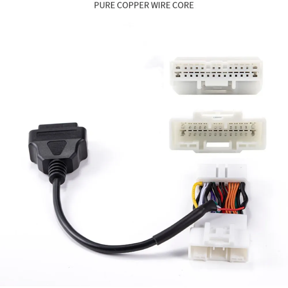 Tesla OBD2 Connector: Diagnostic Tool with 12/20/26-Pin to 16-Pin Cable ...