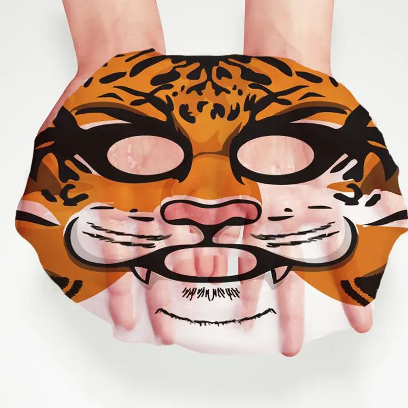 Kawaii Animal Facial Mask - Moisturizing & Whitening Panda/Tiger Face Mask for Deep Skin Care ...