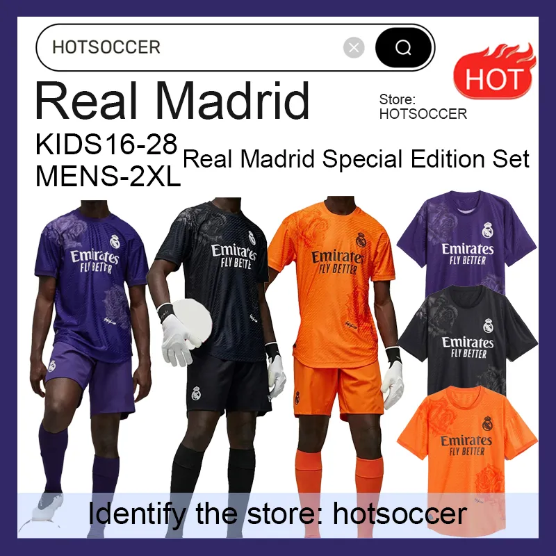Real Madrid Soccer Uniforms For Teams Y 3 Kids Kit MbapPE, Bellingham ...