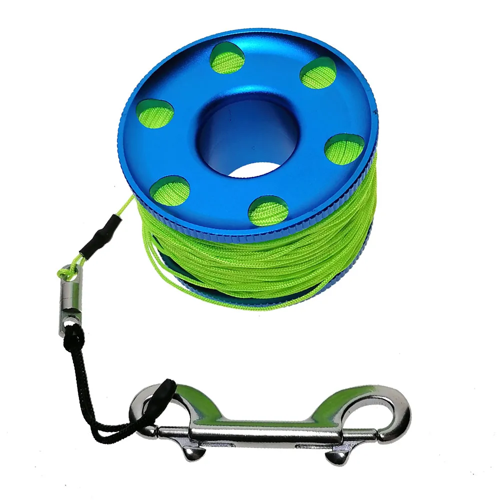 DHgate.com:30-60M Scuba Diving Finger Spool Reel Anti-lost Marker Line ...