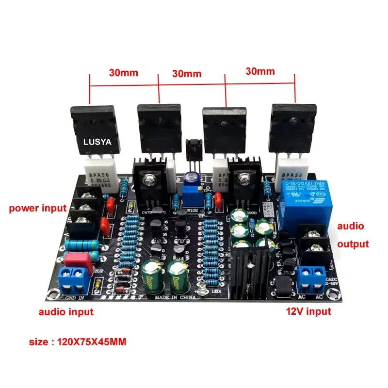 Hifi Tube Amplifier: 200W Mono Audio Power Amplifier Board With High ...