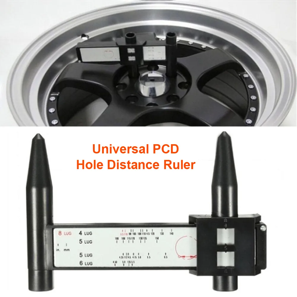 Universal PCD Measuring Sliding Pitch Ruler: Accurate Wheel Circle Tyre ...