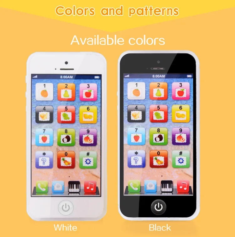 Kids Early Educational Mobile Phone Toy: English Learning Music ...