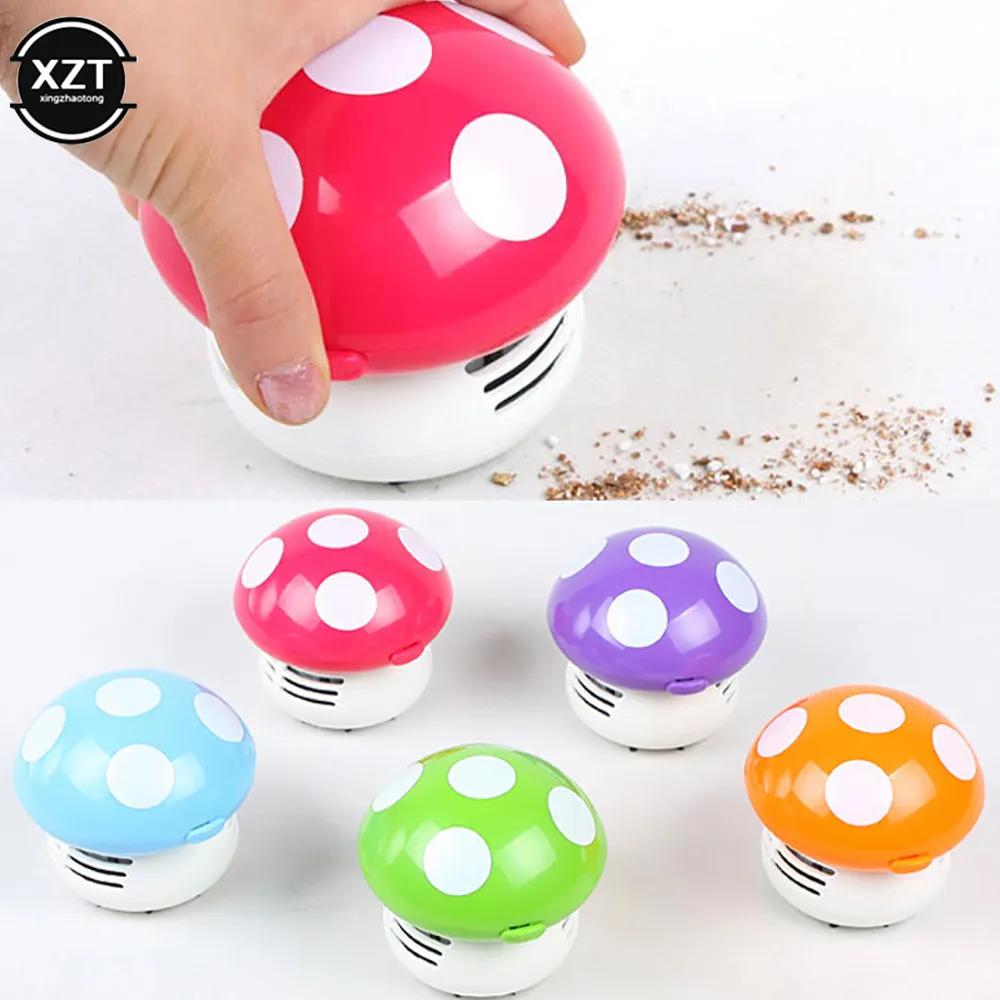 DHgate.com:2024Upgraded Mini Vacuum Cleaner: Cute Mushroom Cordless ...