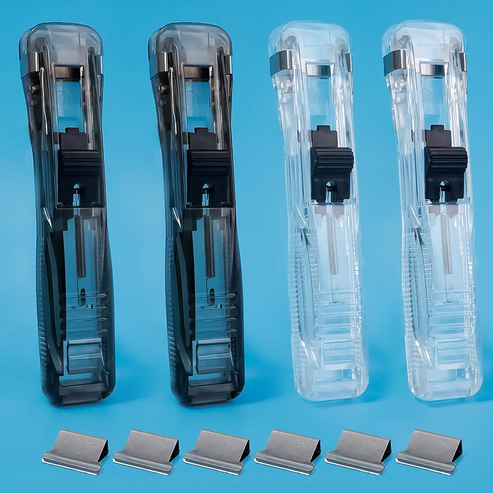 DHgate.com:Reusable Transparent Clip Pusher Stapler, Portable Handheld ...