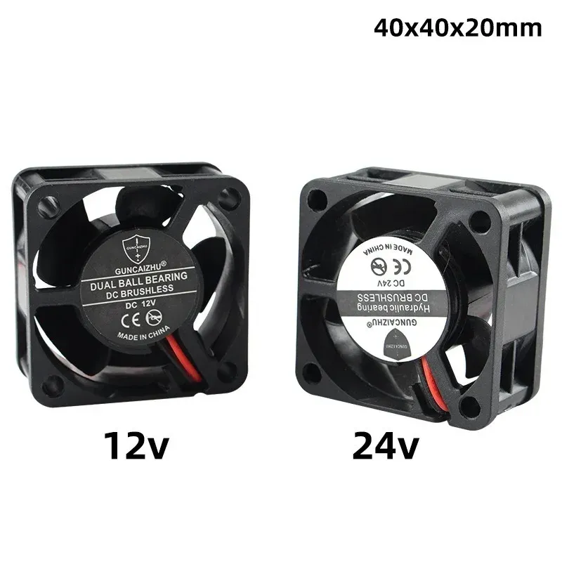 40mm 24V 12V 5V 4020 Mini Computer Case Cooling Fan with Sleeve Bearing ...