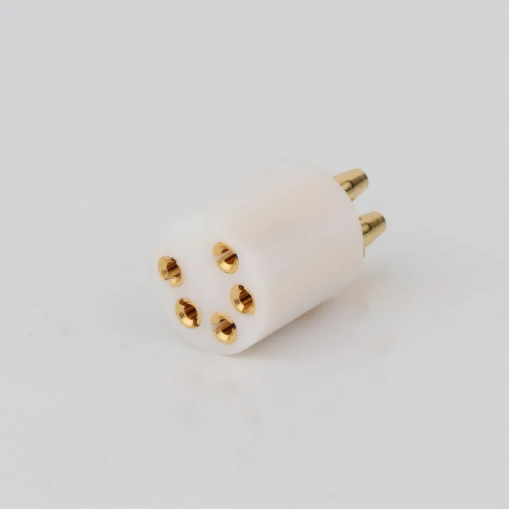 5 Pin DIN Plug Connector For Turntables Turnlabe Gold Plated Male DIN ...