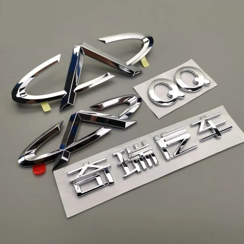2024 Chery QQ Front Rear Logo Car Sticker, High-Quality Chinese Car ...