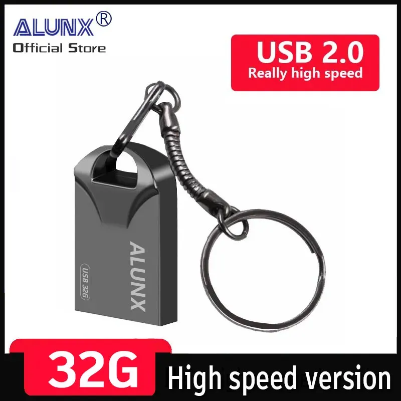 Compact Metal Memory Storage Device Portable Data USB Drive, High Speed ...