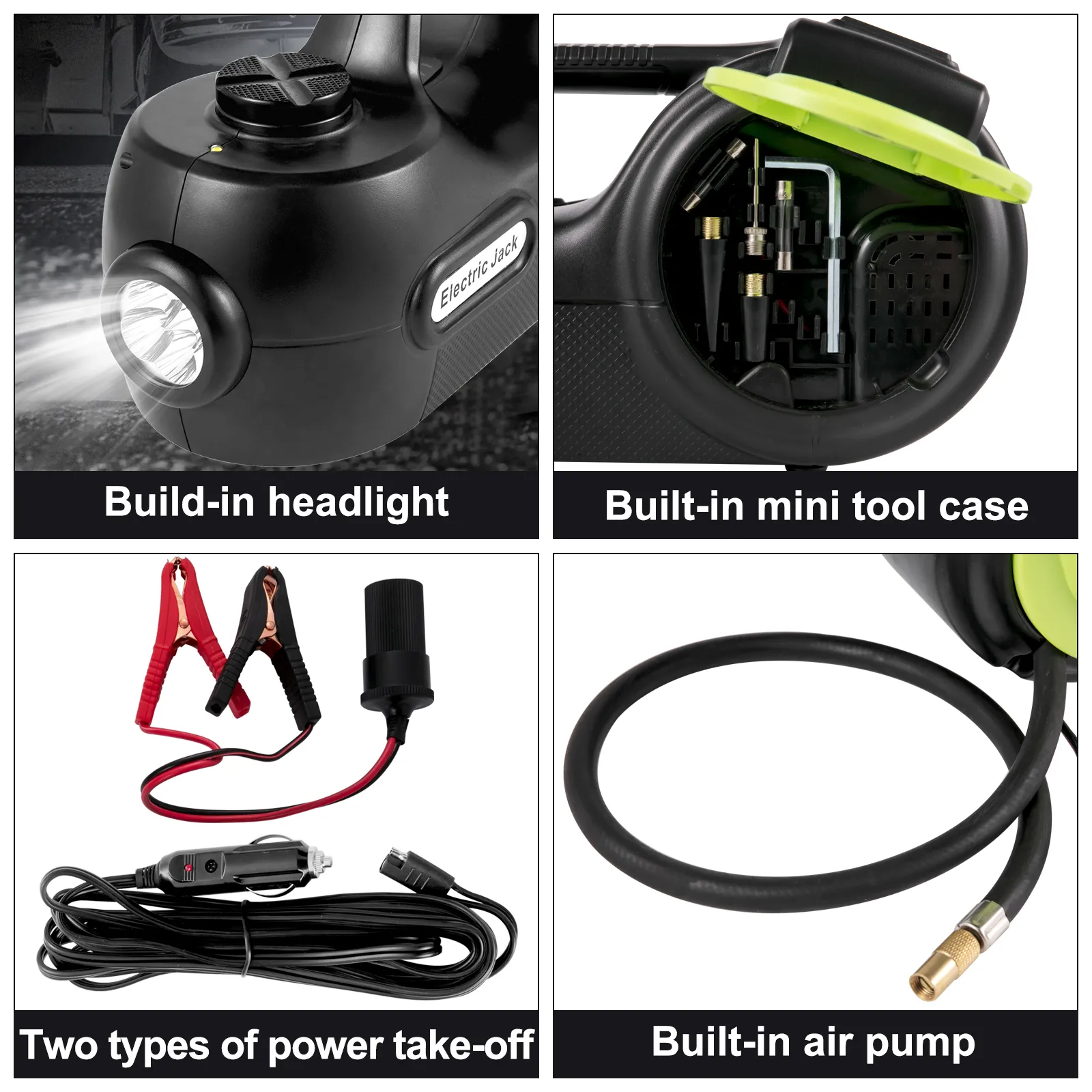 Wholesale VEVOR 12V 5 Ton 4 In 1 Electric Car Jack With Hydraulic ...