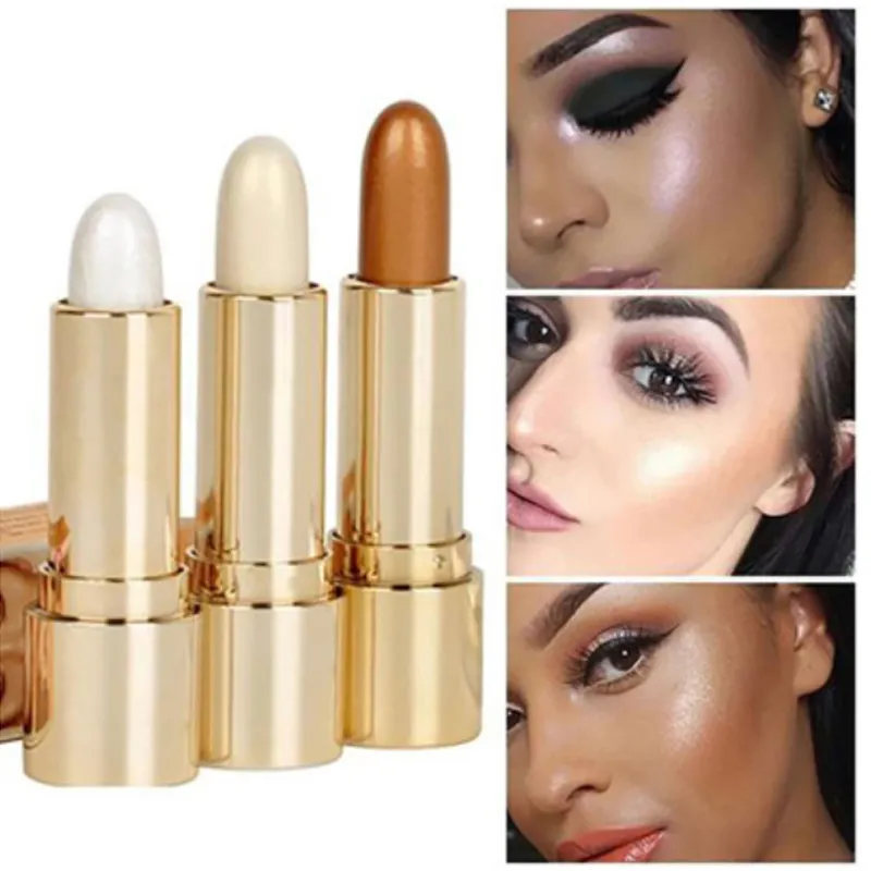 Shimmer Highlighter Stick Contour and Blush Makeup Concealer ...