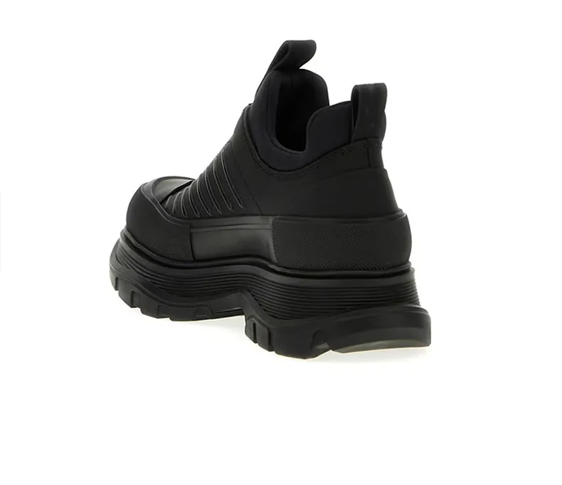 Premium Leather Men's Motorcycle Shoes with Zipper - Stylish Platform ...