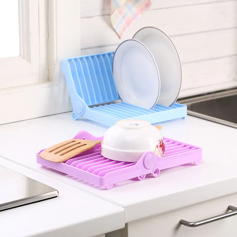 DHgate.com:Space-Saving Foldable Dish Drying Rack for Kitchen ...