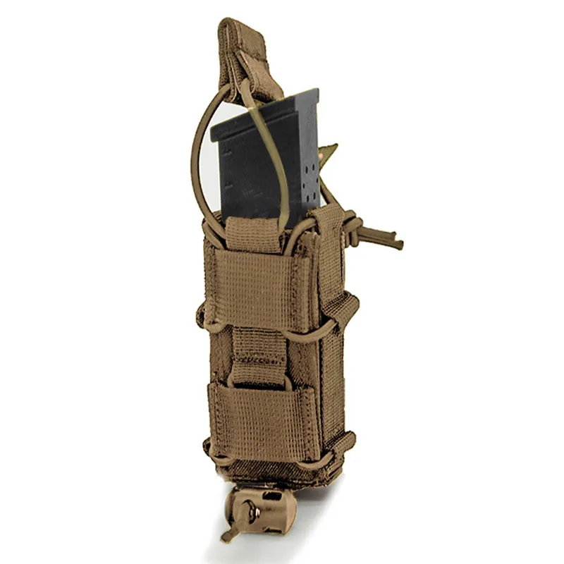 Tactical Magazine Pouch With Molle System For Pistols, Flashlight ...