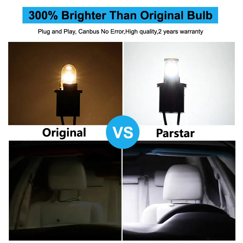 Parstar LED Interior Light Lamp Kit for BMW X6 E71 2008-2014 Dome ...