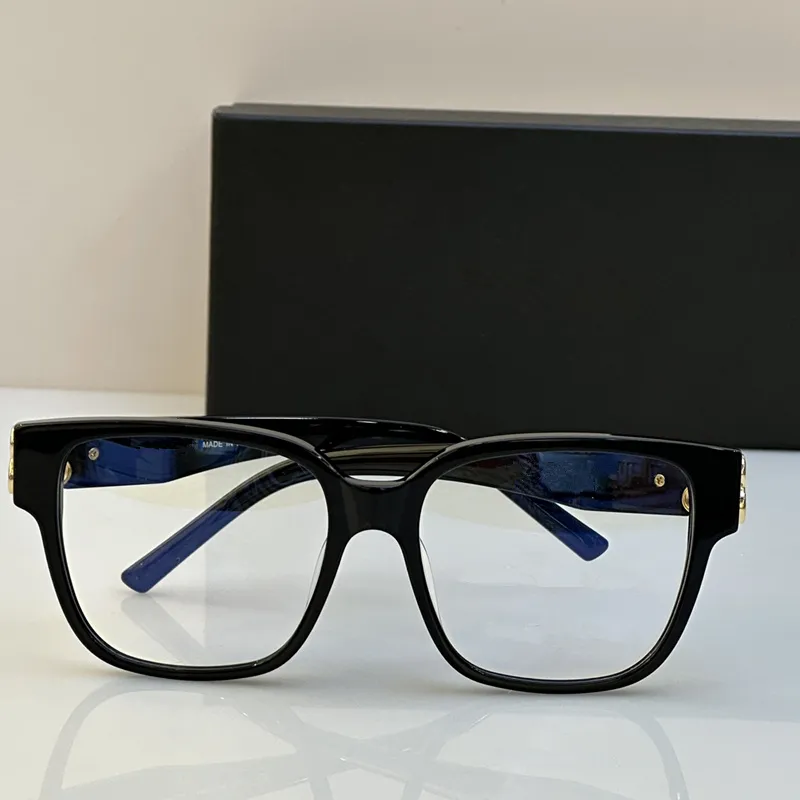 Fashion Concise Unisex Square Bigrim Glasses Frame O1O4O 54-14-140 ...