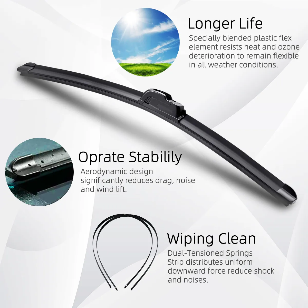 DHgate.com:2 Pcs Universal 21"+19" Car Front Windshield Wiper Blades ...