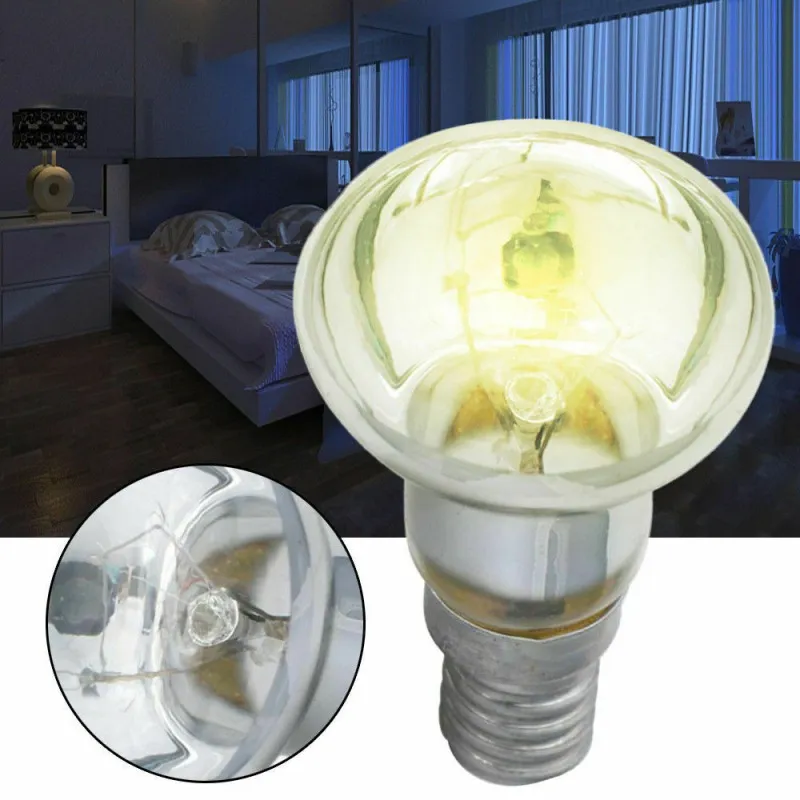 Red LED Flood Light Bulb Replacement for Lava Lamps - E14 R39 30W Clear ...