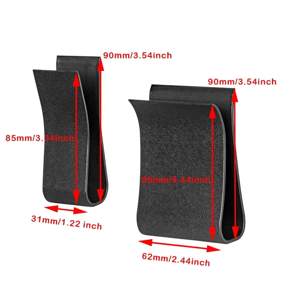 9mm 5.56 Kydex Insert MOLLE Magazine Pouch KYWI Wedge Mag Hook Back ...