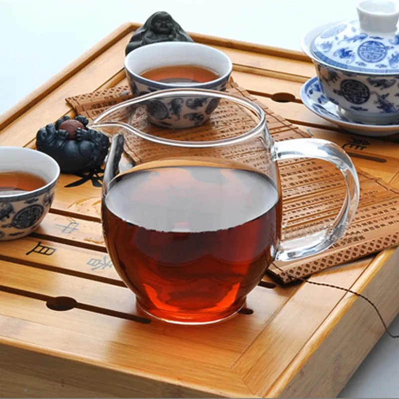 DHgate.com:Gentian Glass Fair Cup Set - 6 High Borosilicate Glass Cups ...