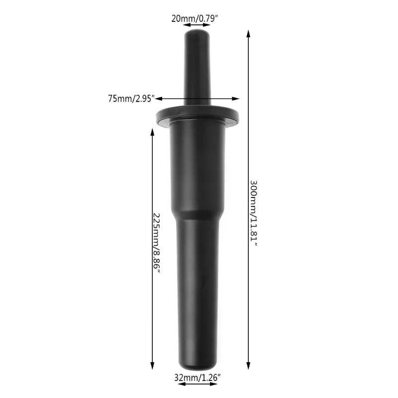 Vitamix Tamper Replacement Plastic Plunger Stick Accelerator Black for ...