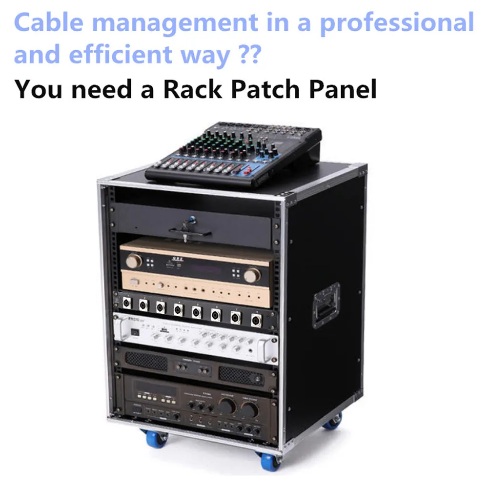 Professional Loudspeaker Audio Cable Male Plug Message Board Rack Patch ...