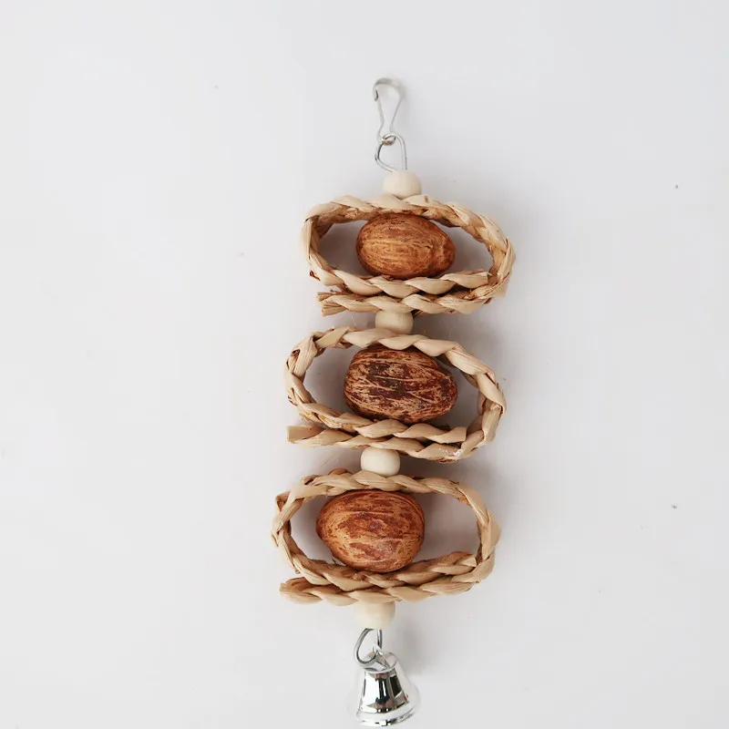 Bird Parrot Hanging Chew Toys with Ink Fish Bone Calcium Supplement for ...