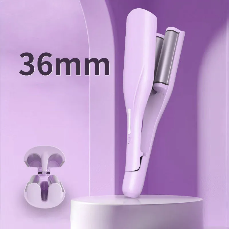 Wave Hair Curling Iron, Ceramic Deep Waver Tool For Effortless Beach ...